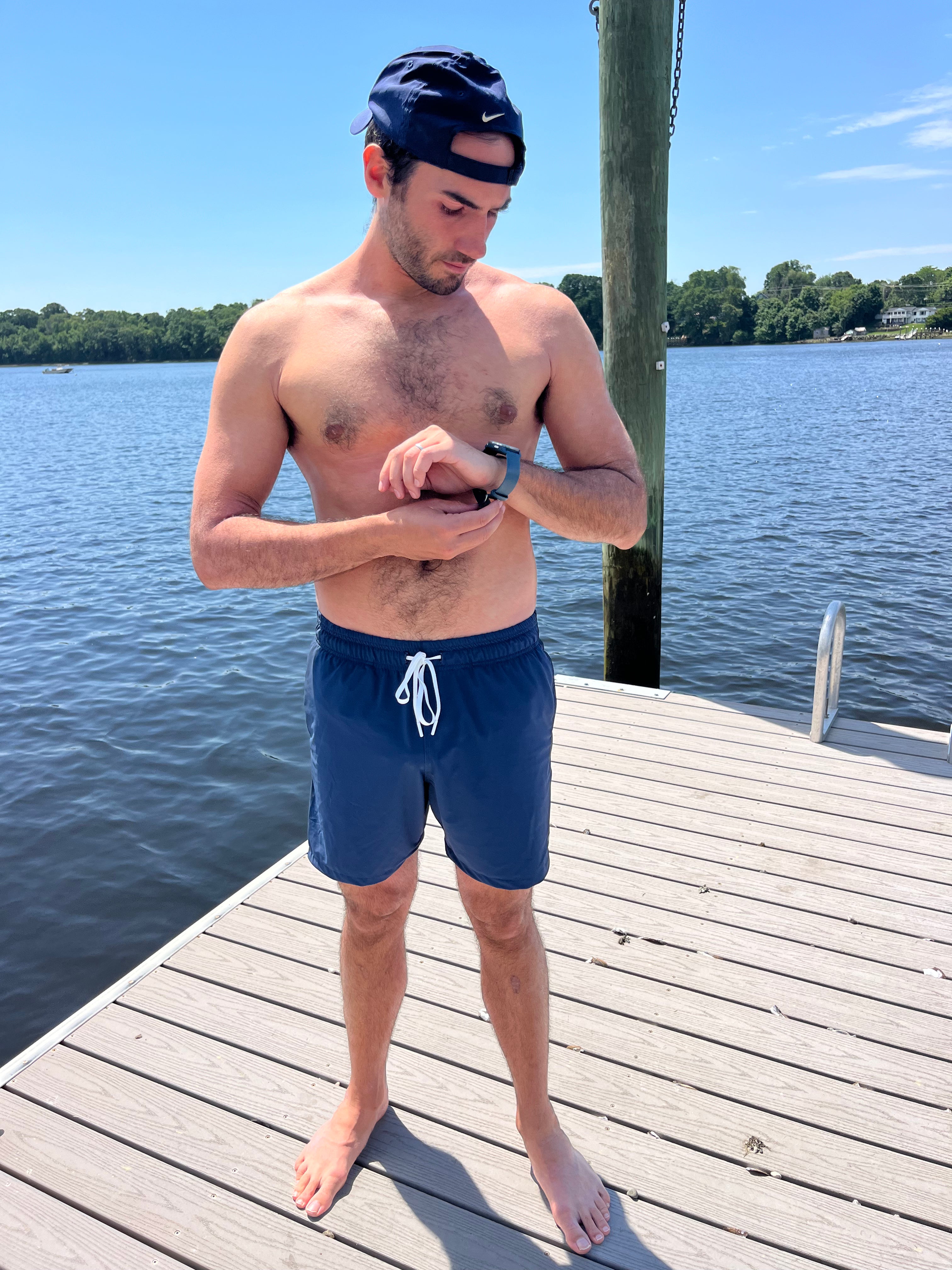The Newport Trunks - Navy Blue – Ricki Beach Club
